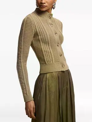 Ralph Lauren Mock-neck Cardigan