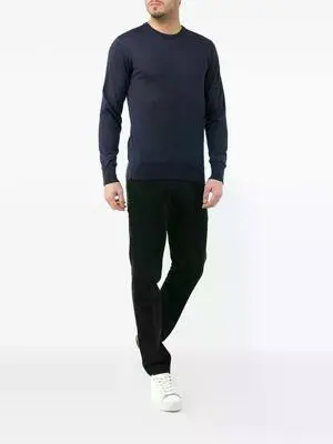 Al Duca D'aosta Crew Neck Long Sleeve Fine Knit T-shirt