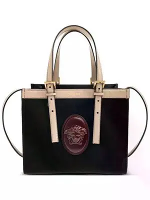 Versace Mini Rivière Tote Bag - Black