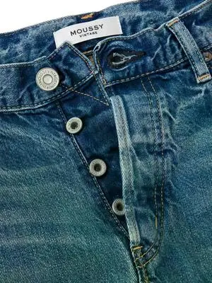 Moussy Vintage Moussy Vintage Holyoke Panelled Wide-Leg Jeans Blue