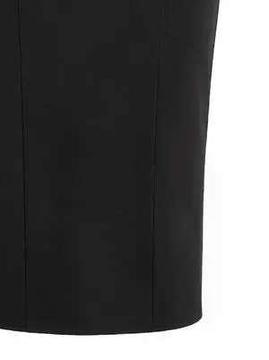 Patrizia Pepe Corset-style Mesh Panel Dress