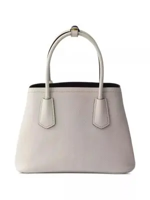 Prada Double Saffiano Leather Handbag - Neutrals