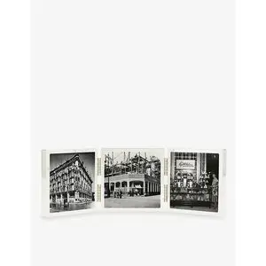 THE WHITE COMPANY Stainless Steel Hinged Photo Frame