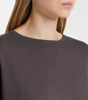 Extreme Cashmere N°347 Aries Cotton And Cashmere Sweater