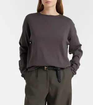 Extreme Cashmere N°347 Aries Cotton And Cashmere Sweater
