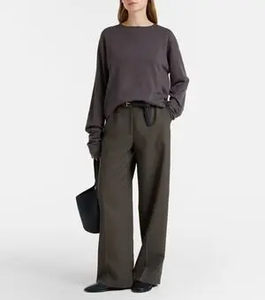 Extreme Cashmere N°347 Aries Cotton And Cashmere Sweater