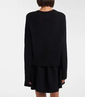 LISA YANG Solene Cashmere And Silk Sweater - Black