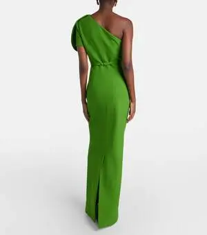 Safiyaa One-shoulder Gown - Green