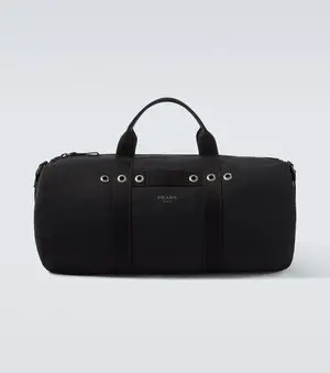 Prada Canvas Duffel Bag - Black