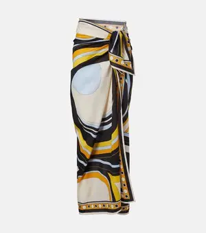 La DoubleJ Printed Cotton Beach Cover-up - Multicoloured