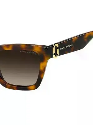 Marc Jacobs Tortoiseshell Effect Cat-eye Sunglasses
