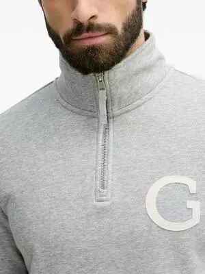 Gant Quarter-zip Sweater - Grey