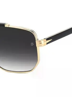 DB EYEWEAR BY DAVID BECKHAM Geometric Double Bridge Sunglasses
