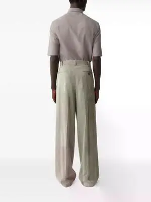 Calvin Klein Pinstripe Pleated Trousers