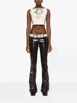 MARINE SERRE Regenerated Tote Bags Bustier Top