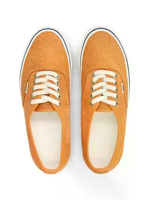 VANS Textured Suede Lace-up Sneakers - Orange