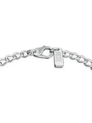 DIESEL® Enamel D Logo Link Bracelet