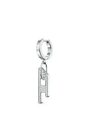 DIESEL® D Logo Drop Earrings