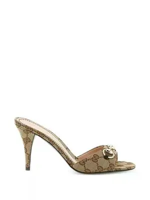 Gucci Mid Heel Mules Clogs For Women