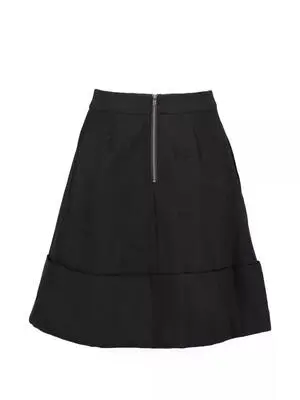 Chloé Bow Detail Pleated Mini Skirt