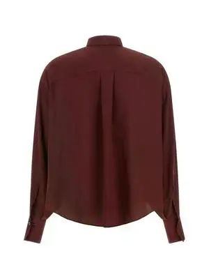 Brunello Cucinelli Monile-embellished Silk Shirt
