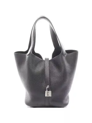 Hermès 2018 Mm Picotin Lock Tote Bag - Black
