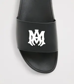 Amiri Ma Quad Monogram Pool Slides