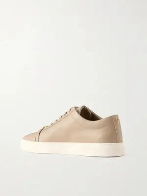 Jennifer Chamandi Embellished Leather Low Top Sneakers