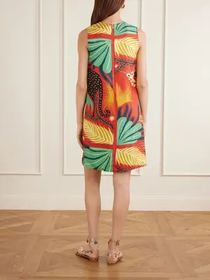 Etro Printed Silk Mini Dress - Multi