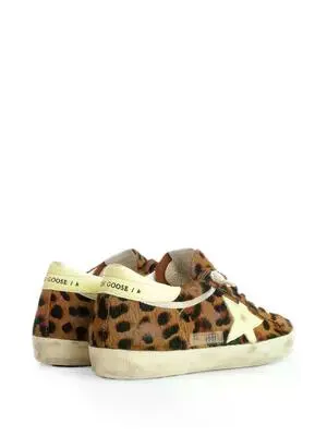 GOLDEN GOOSE Super-star Leopard Print Sneakers