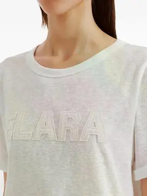 B+AB Embroidered Detail Crew Neck T-shirt