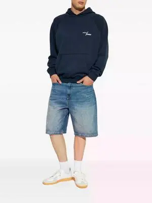 A.p.c. Logo-print Raglan-sleeve Hoodie