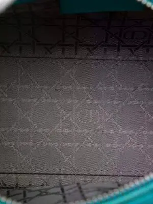 Dior Lambskin Cannage Lady Satchel - Blue