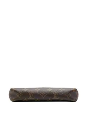 LOUIS VUITTON 2017 Monogram Pallas Clutch Satchel - Black