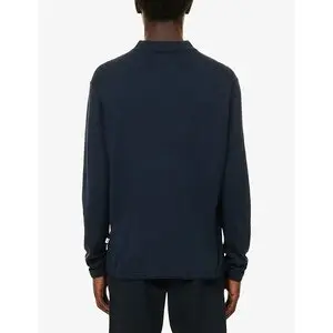 Nn07 Sammy Cotton And Silk-blend Polo Top