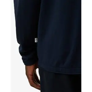 Nn07 Sammy Cotton And Silk-blend Polo Top
