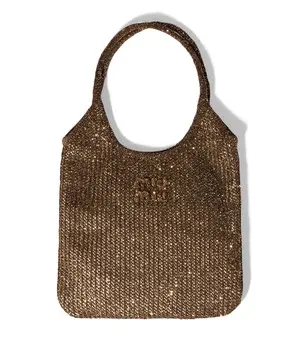 Miu Miu Mesh-sequin Tote Bag