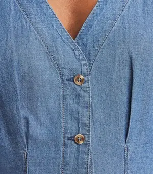 Paige Chambray Lana Mini Dress