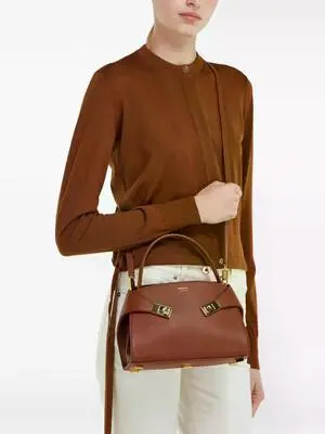 FERRAGAMO Hug Soft Bicolor Handbag - Brown