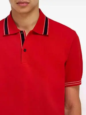 FERRAGAMO Short-sleeve Polo Shirt - Red