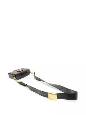 Dior 30 Montaigne Leather Shoulder Bag - Black