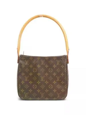 LOUIS VUITTON Monogram Canvas Looping Gm Shoulder Bag - Brown