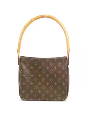 LOUIS VUITTON Monogram Canvas Looping Gm Shoulder Bag - Brown