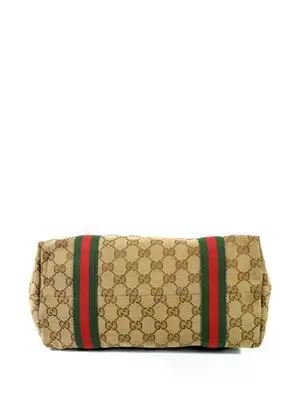 Gucci Gg Canvas Web Stripe Shoulder Bag