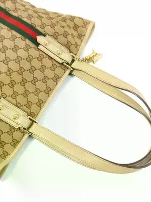 Gucci Gg Canvas Web Stripe Shoulder Bag
