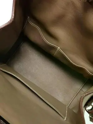 Hermès 2012 Toolbox 20 Leather Tote Bag - Brown