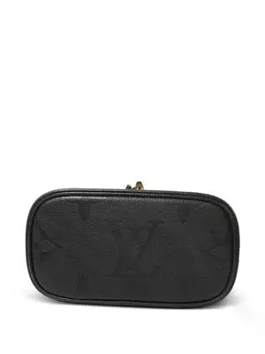 LOUIS VUITTON Monogram Empreinte Vanity Case Shoulder Bag - Black