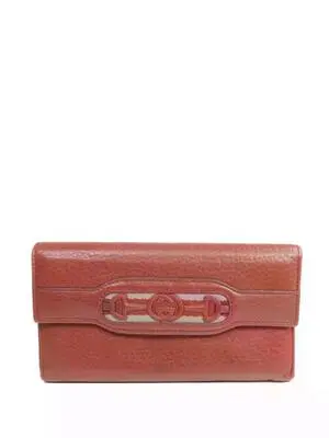 Gucci Gg Horsebit Wallet - Brown