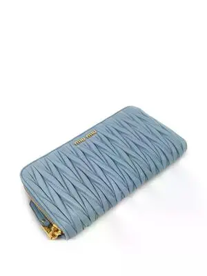 Miu Miu Matelassé Leather Wallet
