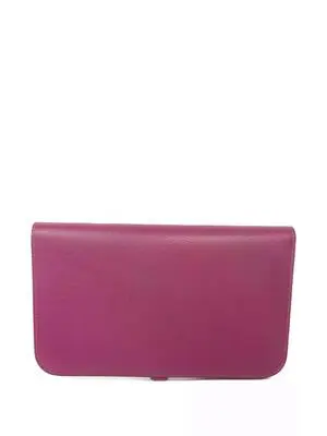 Hermès 2019 Dogon Leather Wallet - Purple